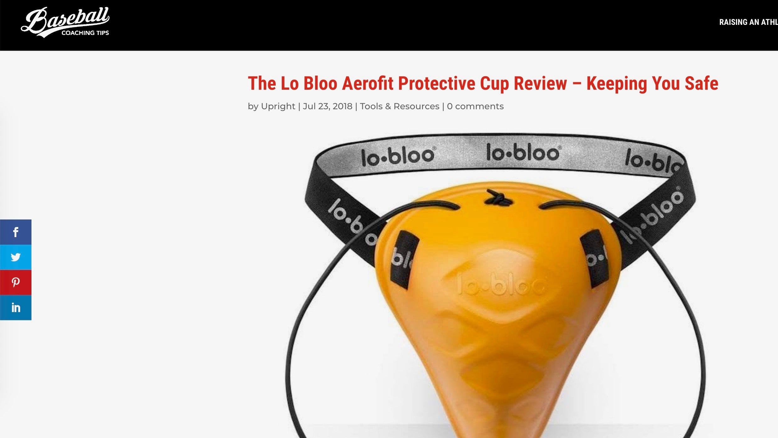 The lobloo Aerofit Groin Protector – Hard Nut to Crack